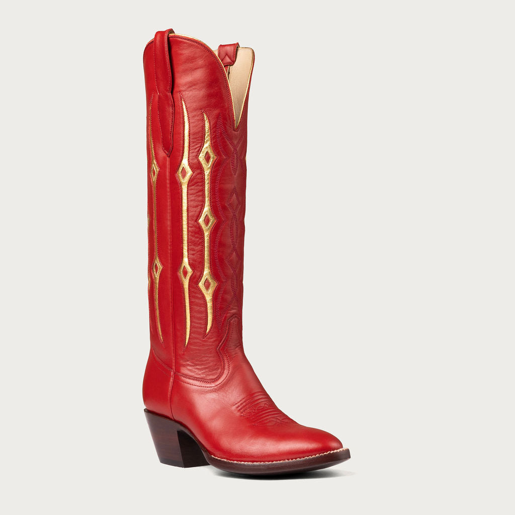 The Austin Boot Red and Gold – CITY Boots