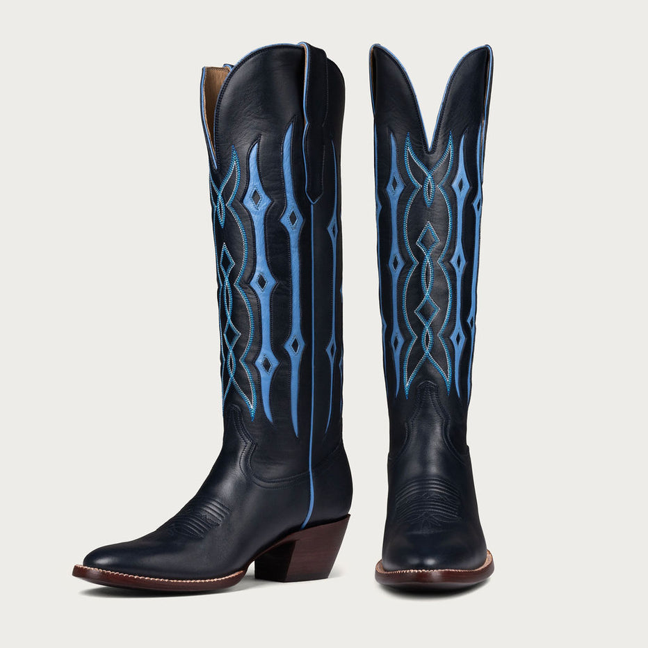 The Austin Boot Navy and Sky Blue – CITY Boots