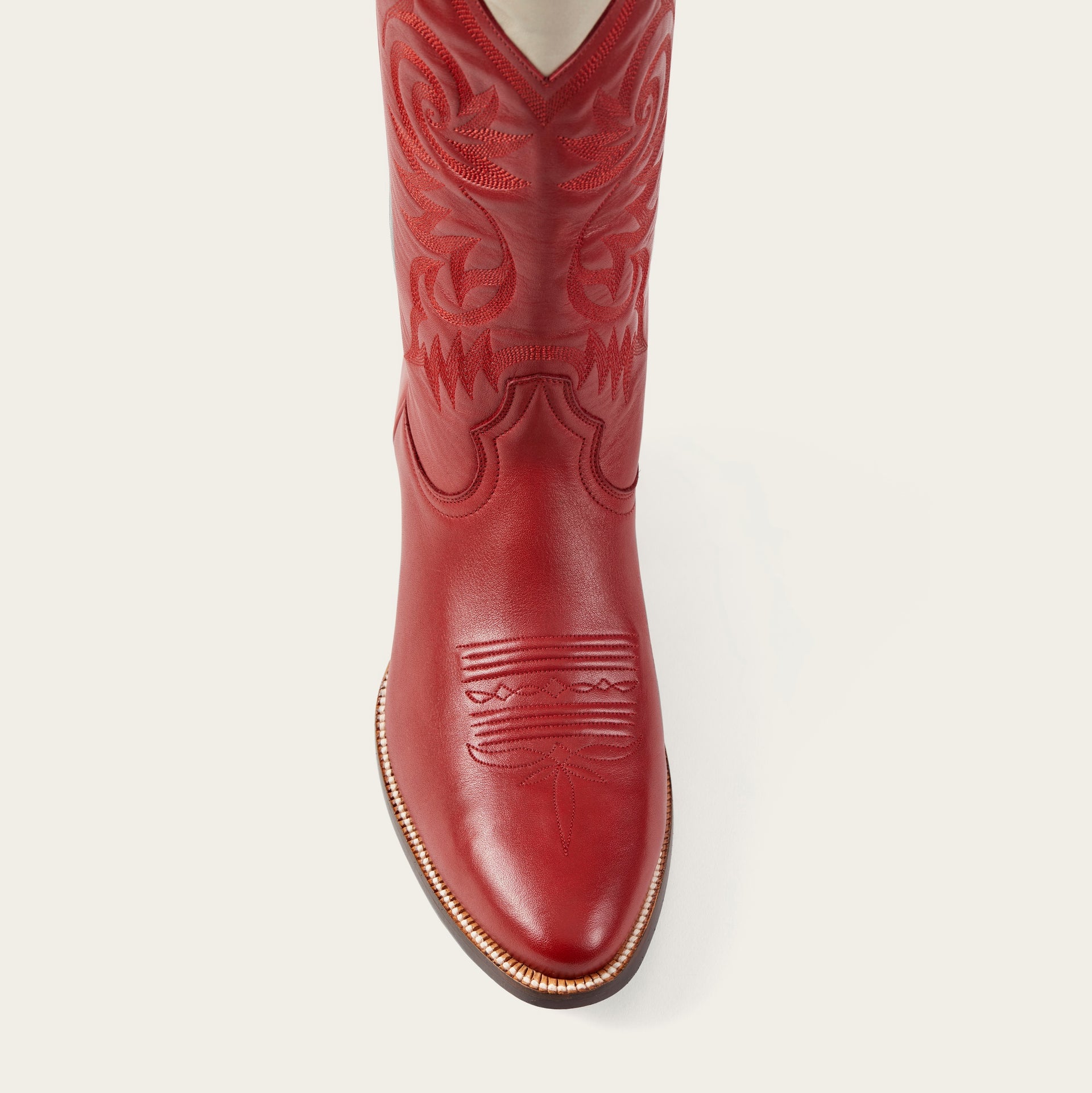 cityboots.com | Heart Boot Red & Bone – CITY Boots