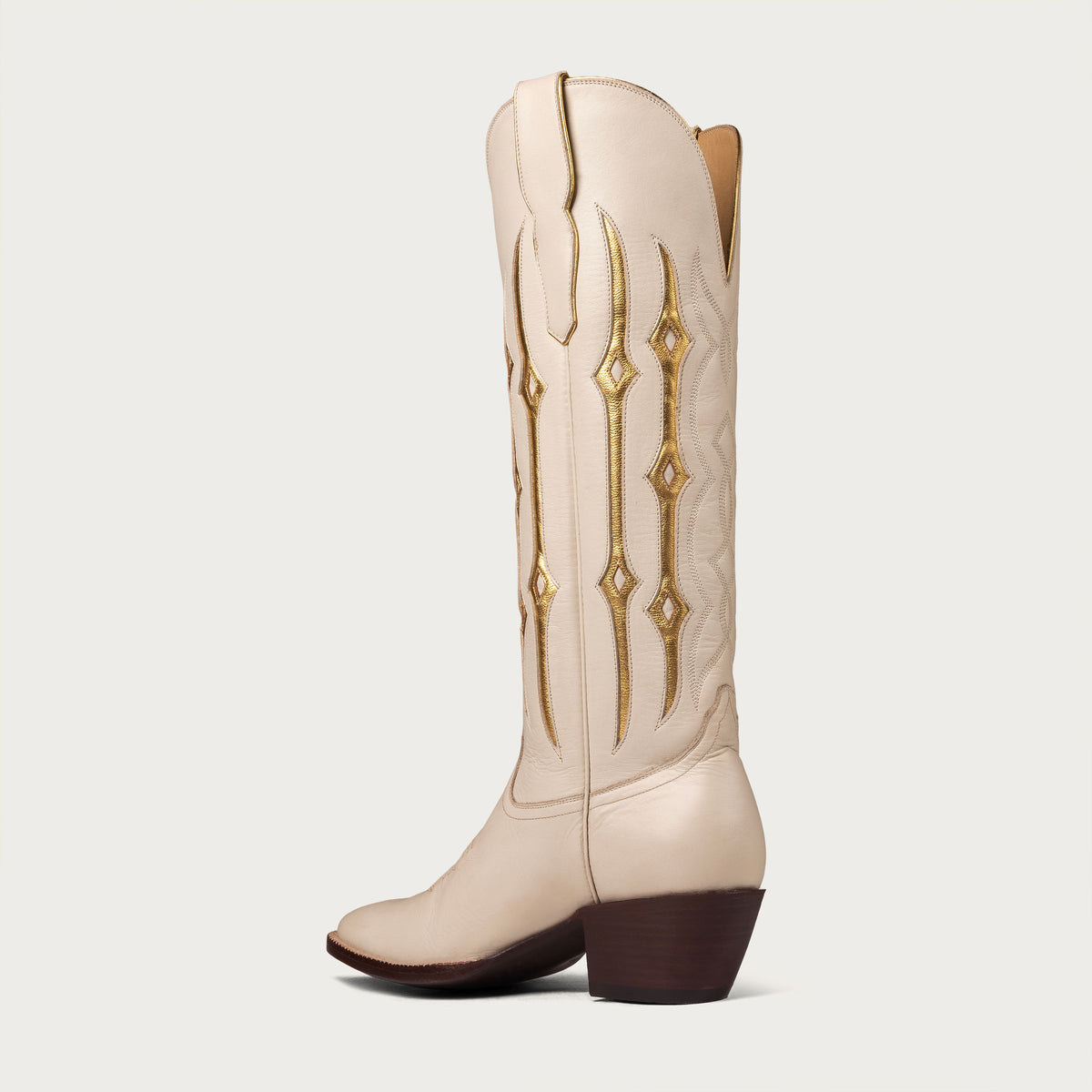 The Austin Boot Bone and Gold – CITY Boots