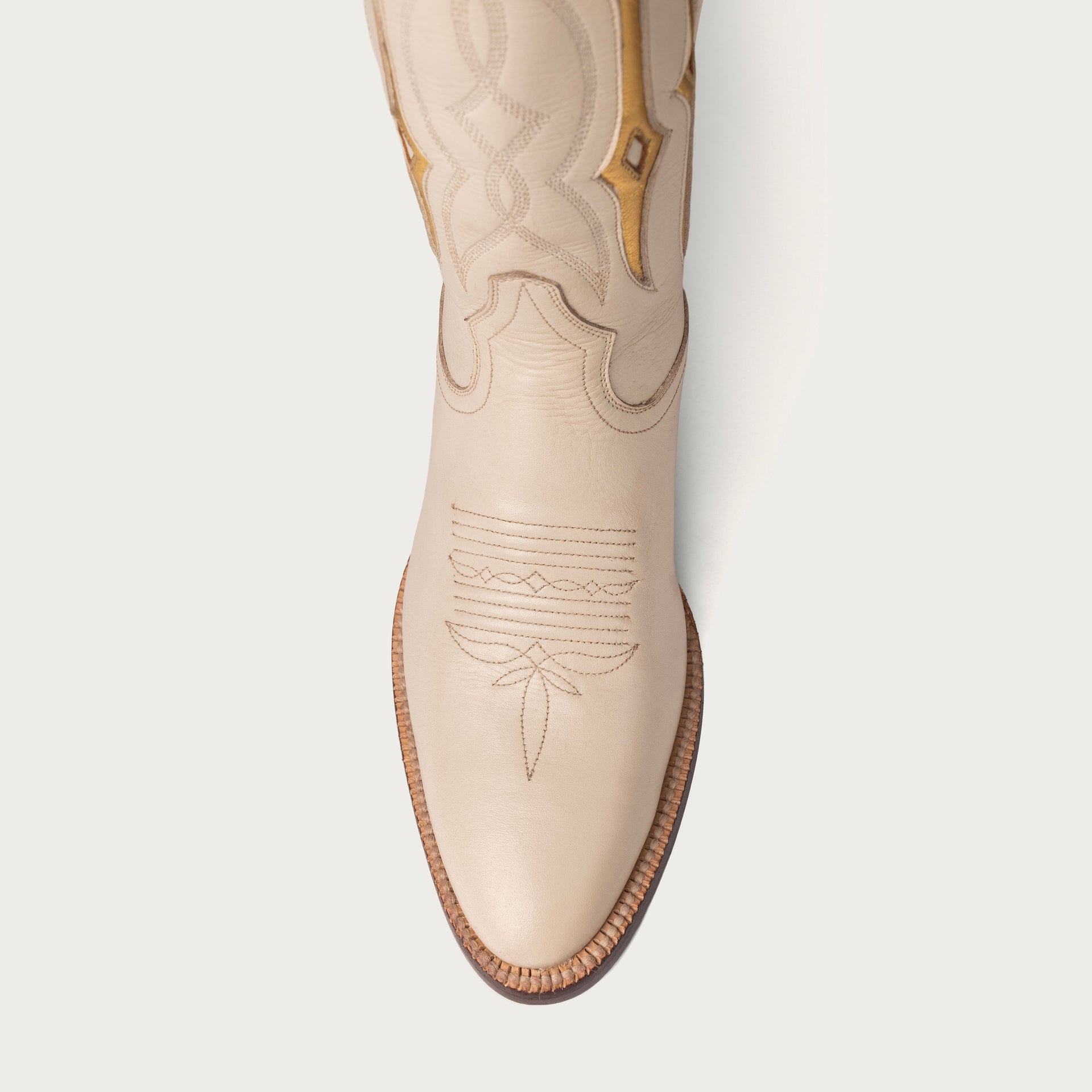 The Austin Boot Bone and Gold – CITY Boots