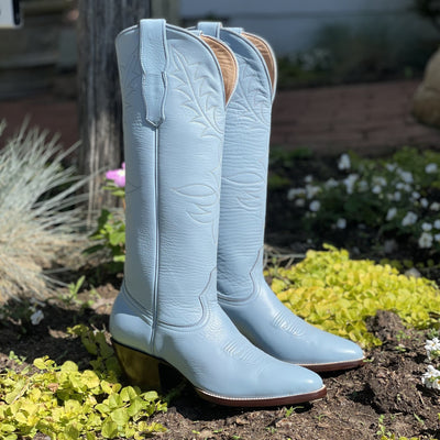 CITY Boots - Inwood Powder Blue Cowboy Boots | cityboots.com